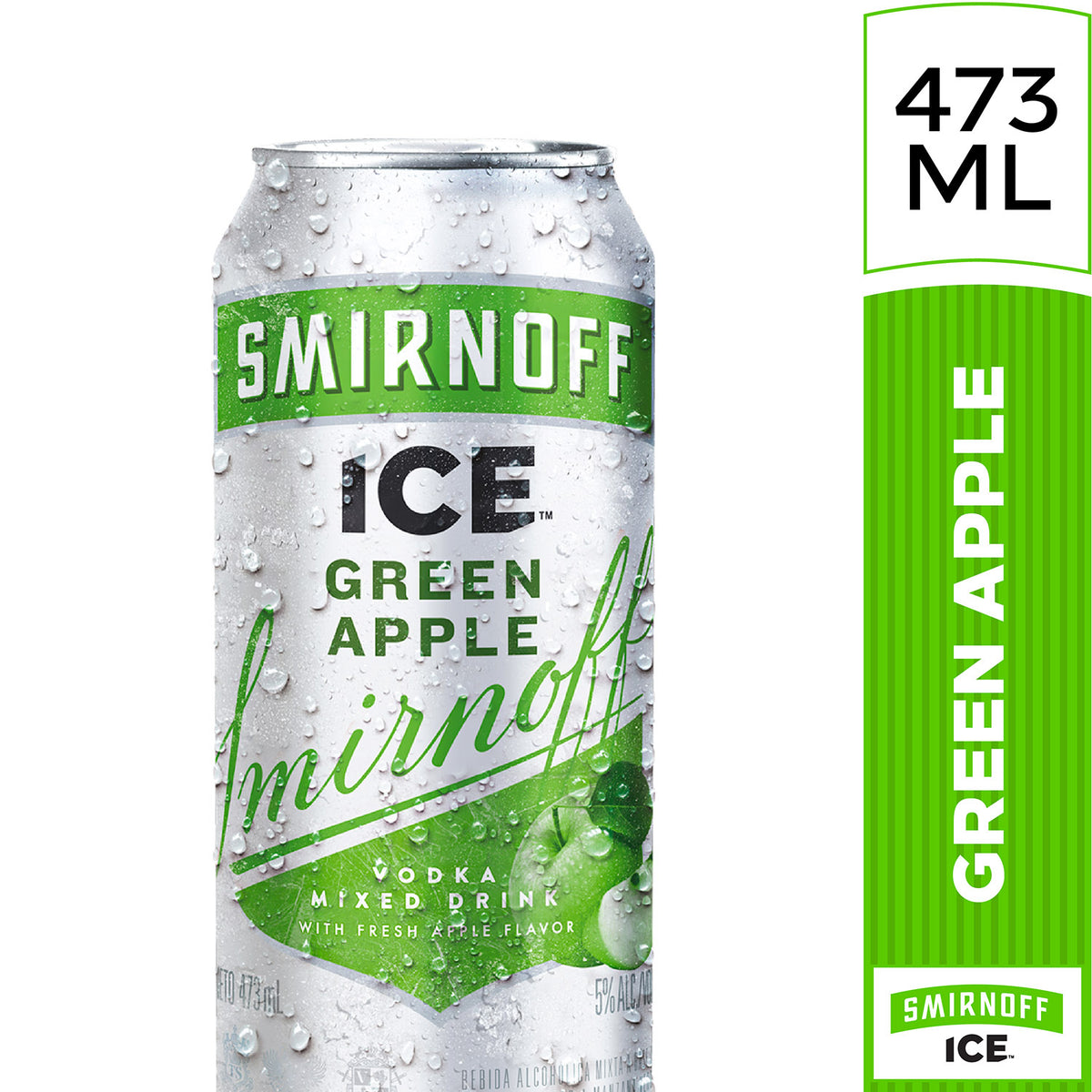 Vodka Smirnoff Ice Green Apple 473ml - Tost