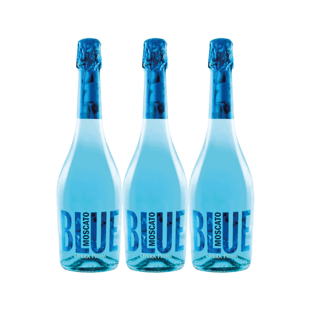 3x Espumantes Opera Prima Blue Moscato 750cc – Tost