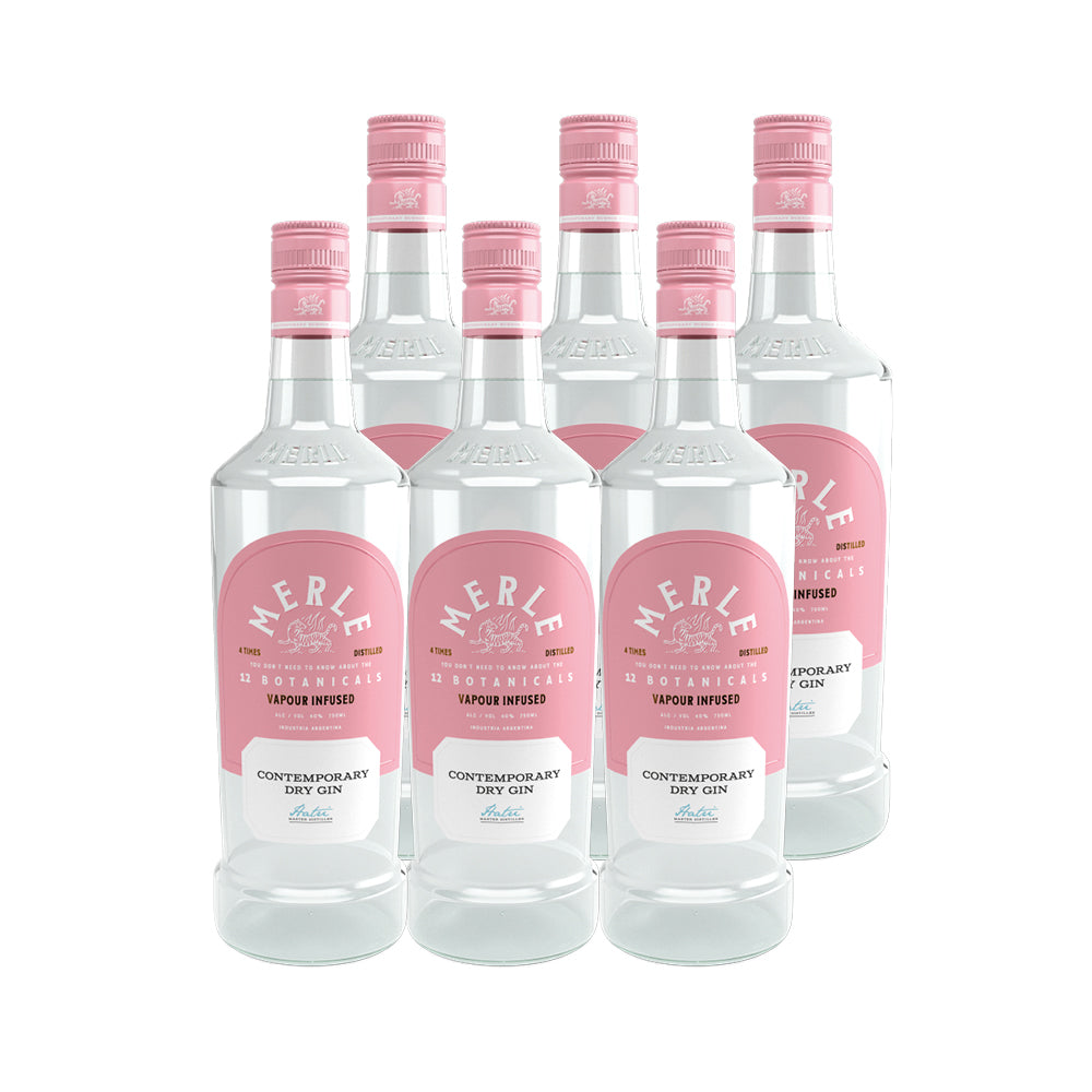 6x Gin Merle Contemporary Dry 40° 750cc – Tost