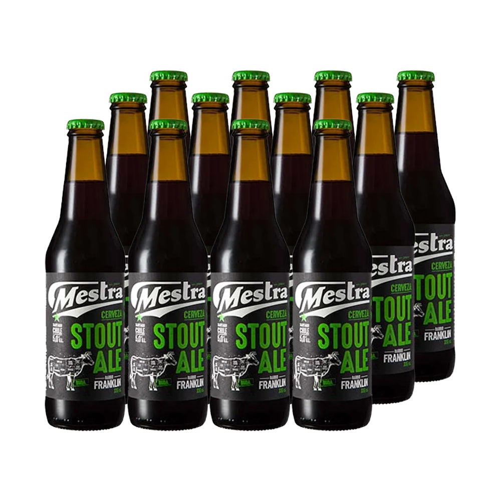 12x Cerveza Mestra Stout Ale 5° 330cc – Tost