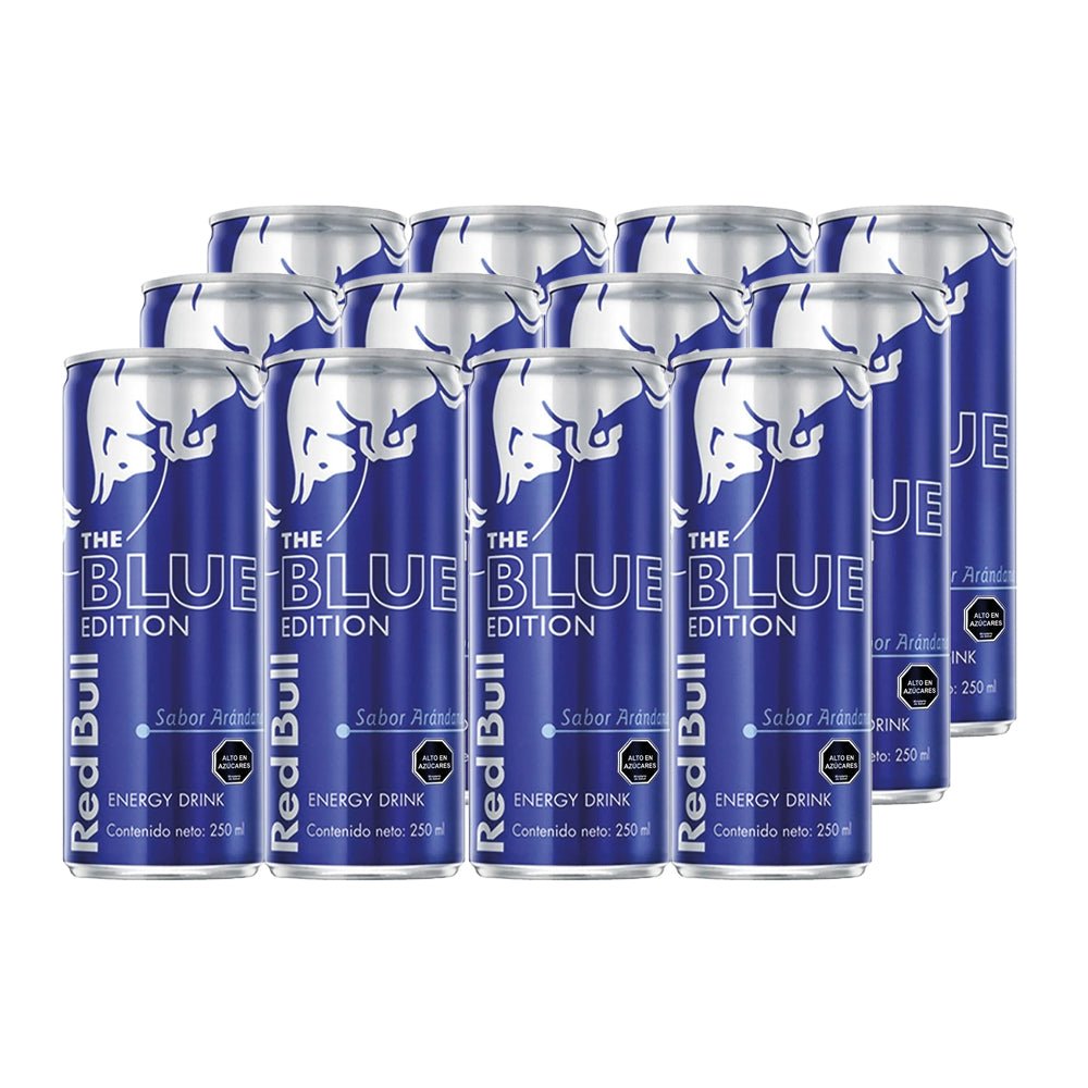 12x Bebida Energética Red Bull Blue Edition 250cc – Tost
