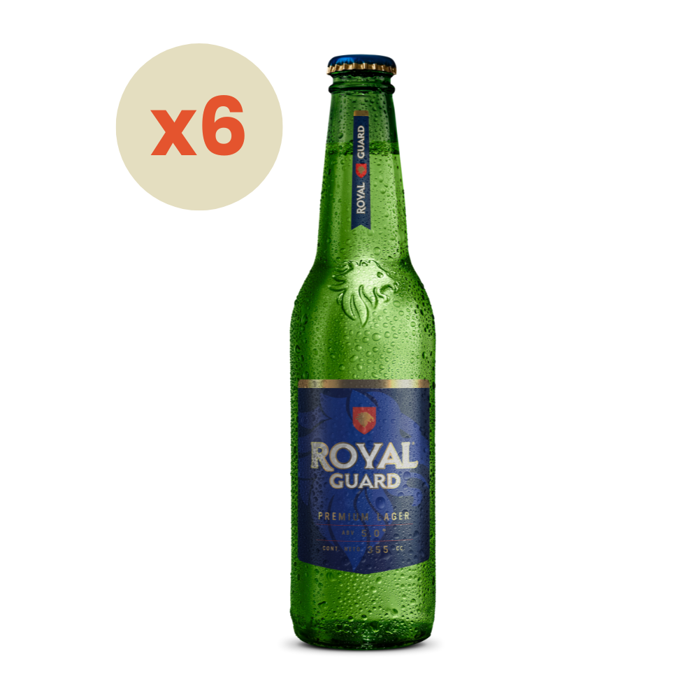 6x Cerveza Royal Guard Botellín 355cc - Tost