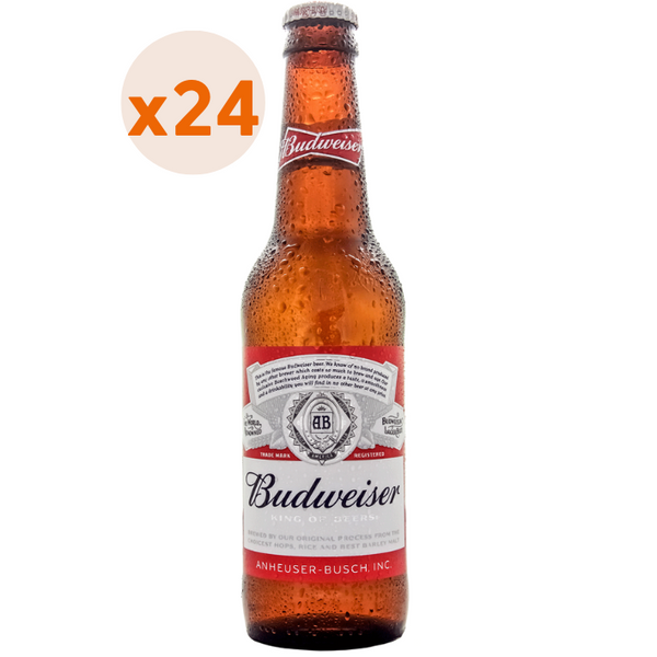 24x Cerveza Budweiser Botella 330cc - Tost
