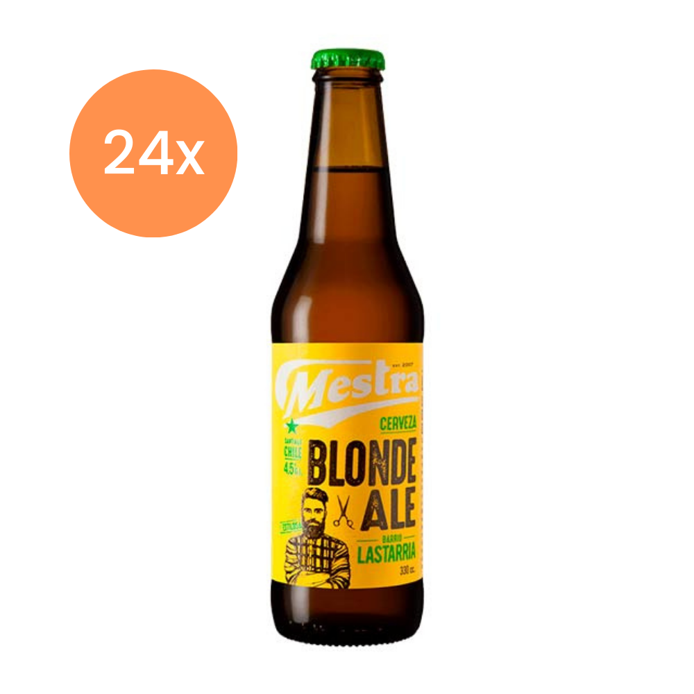 24x Cerveza Mestra Blonde Ale 4.5° 330cc - Tost